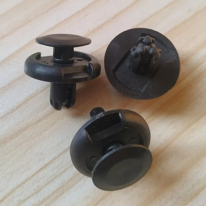 20Pcs 7mm Hole Bumper Fender Retainer Clips Black Nylon Rivets Fastener ...