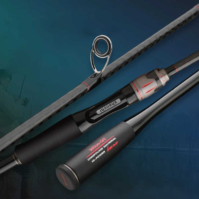 1-8m-Fishing-Rod-High-Carbon-Fiber-Spinning-Casting-Fishing-Pole-M ...