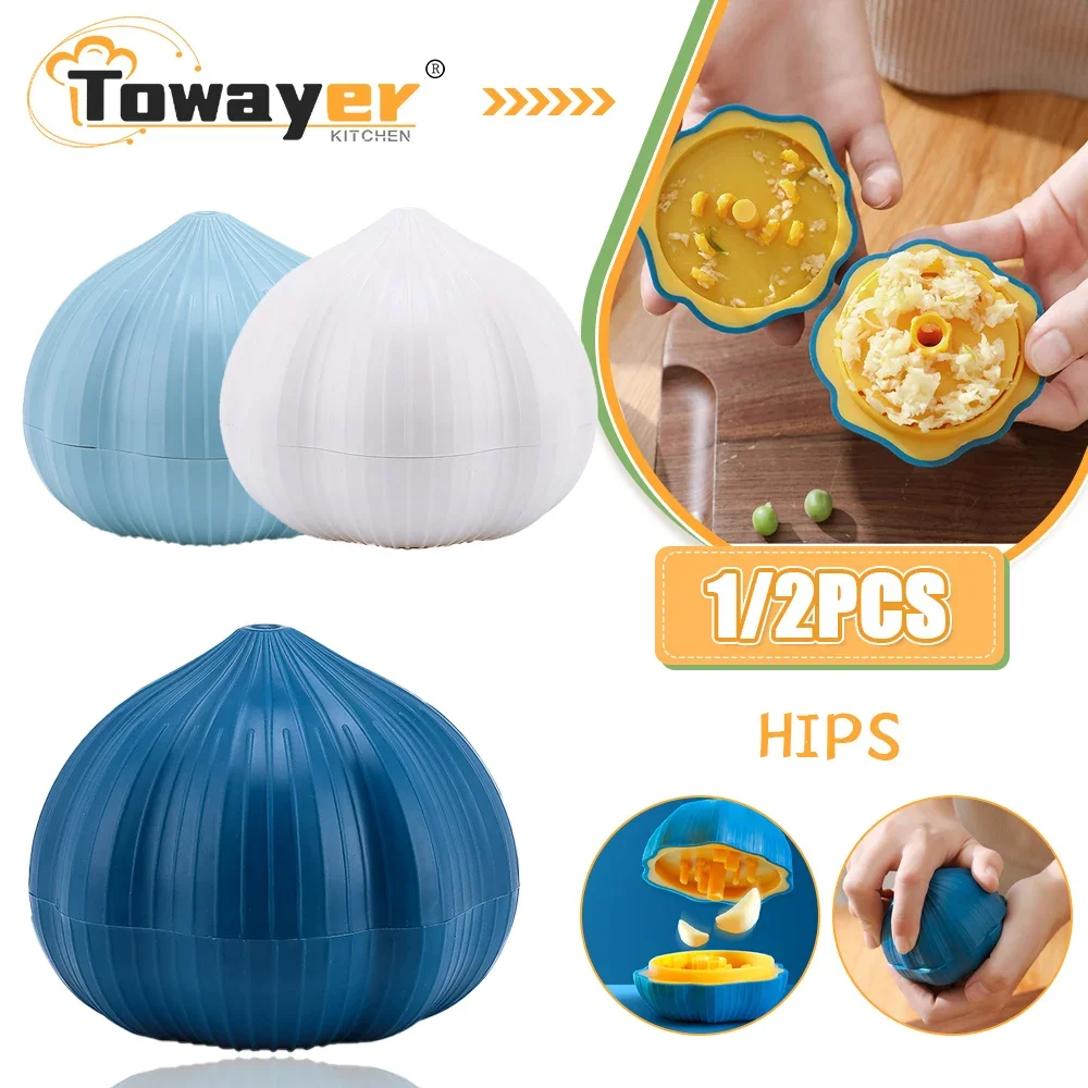 1-2Pcs-Garlic-Mincer-Tool-Garlic-Presses-Kitchen-Supplies-Food-Grade ...