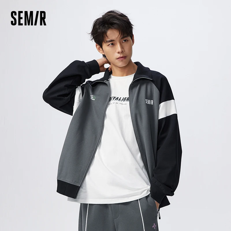 Semir-Jacket-Men-2023-Spring-New-Outdoor-Leisure-Sports-Stand-Collar ...