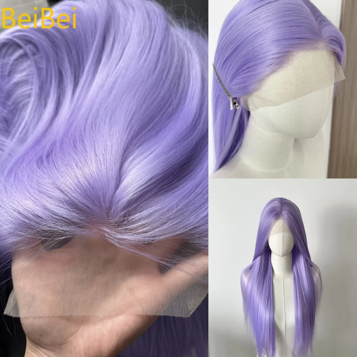 Peruca de renda roxa para mulheres 13*4 perucas frontais de renda 26 ...