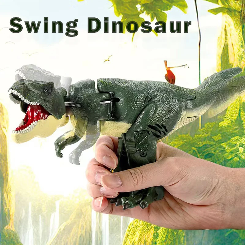 Children-Decompression-Dinosaur-Toy-Creative-Hand-operated-Spring-Swing ...