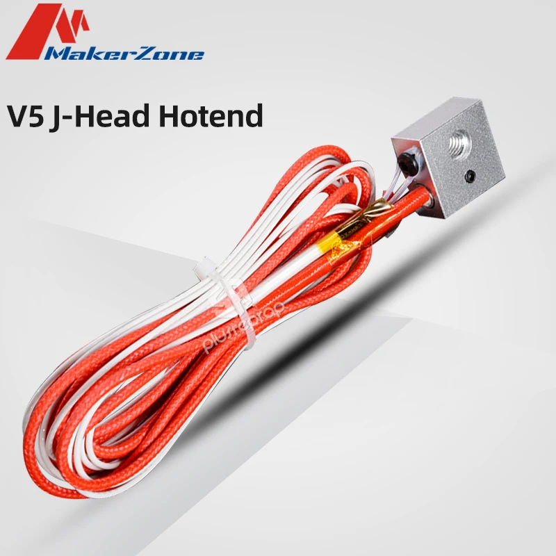 MK8 Extrusion V5 J Head Hotend อลูมิเนียม Block 20X20X10มม.พร้อม ...