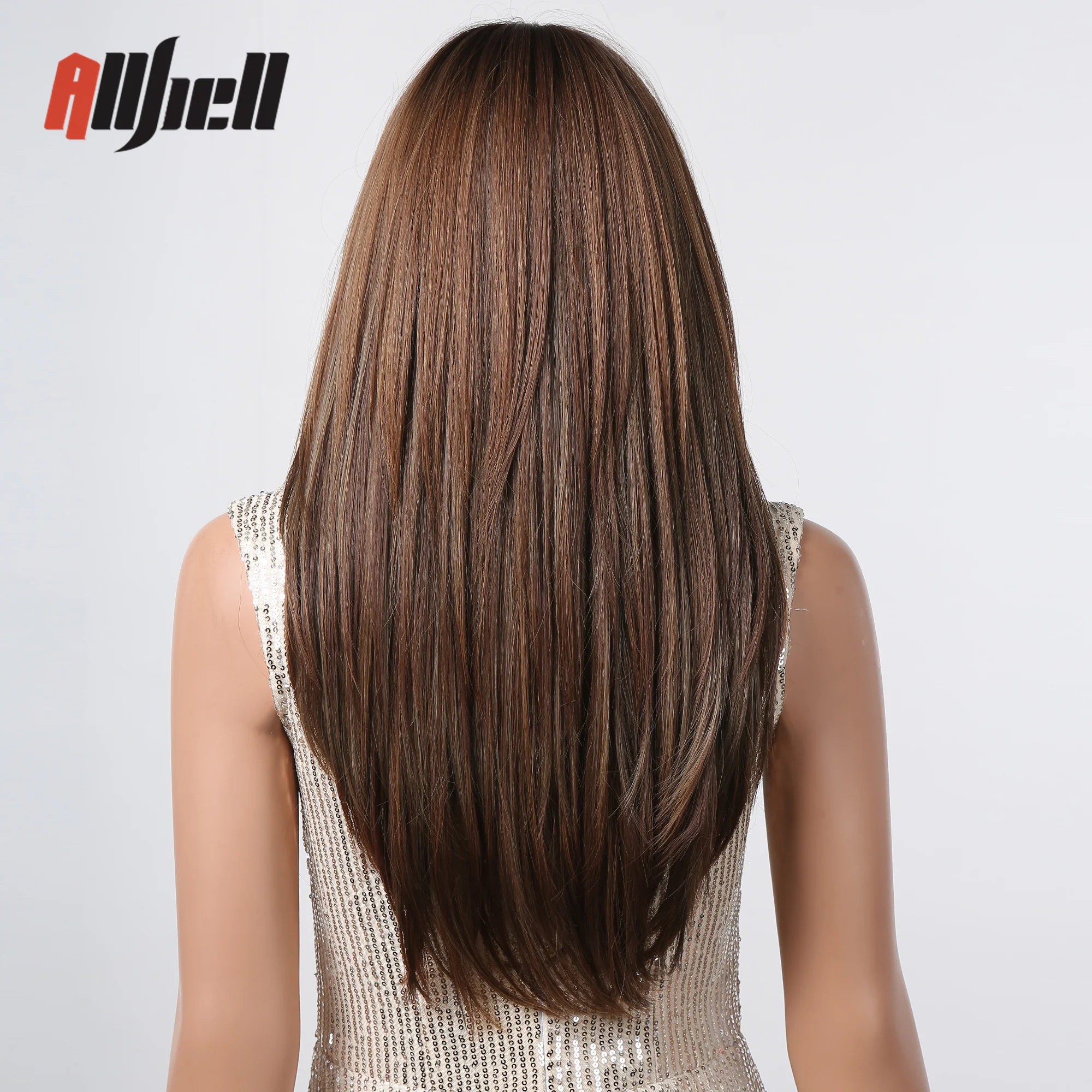 Long Layered Hair Straight Back View