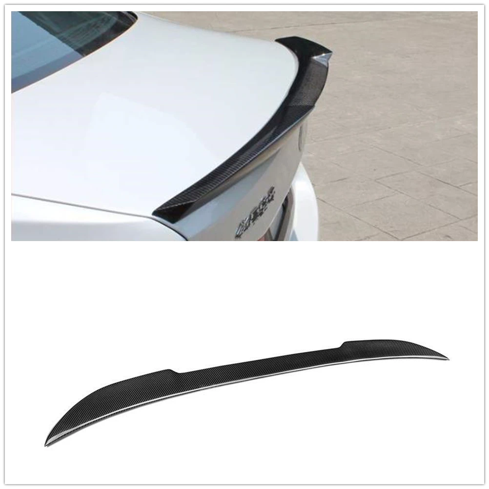 Carbon-Fiber-Car-Rear-Spoiler-Wing-Trunk-Flap-Lip-Trim-For-BMW-3-Series ...