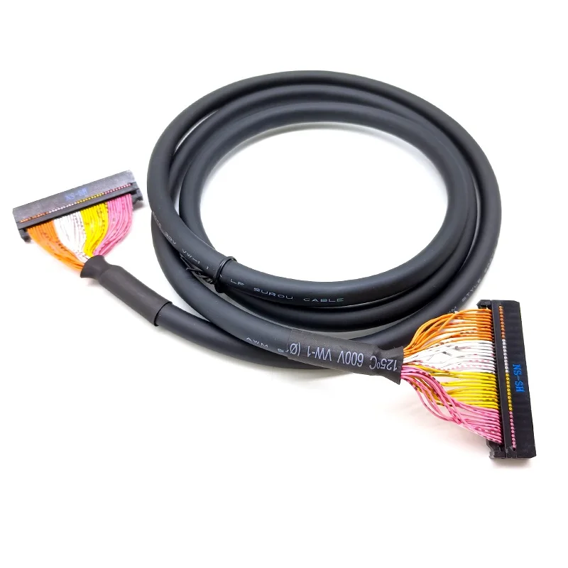 PLC-Connection-Cable-10-20-30-34-40-50-64-Core-Pin-IDC-Terminal-Block ...