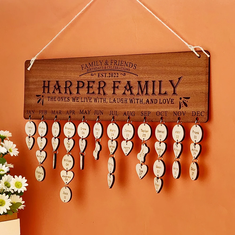 1pc-Custom-Family-Names-Door-Wooden-Decoration-110x390mm-Wooden-Craft ...