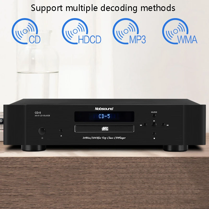 HD 무손실 디코딩 오디오 플레이어 동축 섬유 밸런스 인터페이스, 고급 CD 플레이어, DTS AD1955 + OPA2134 ...