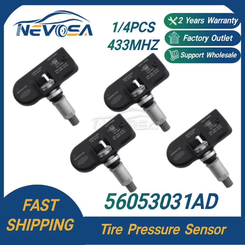 Nevosa 56053031AD 56053031AC TPMS For Chrysler Sebring Dodge Challenger ...