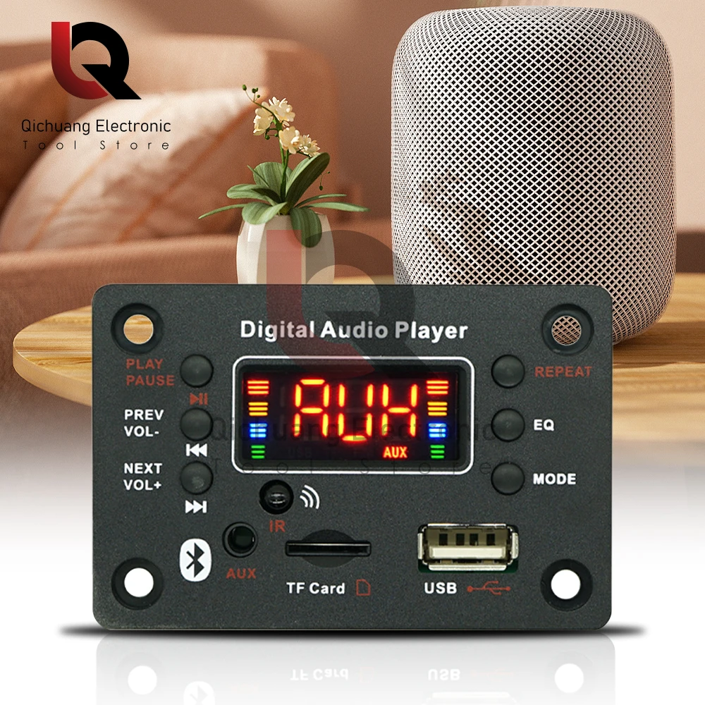 1Pcs-2-40W-Amplifier-MP3-Player-Module-Bluetooth-compatible-5-0-Decoder ...