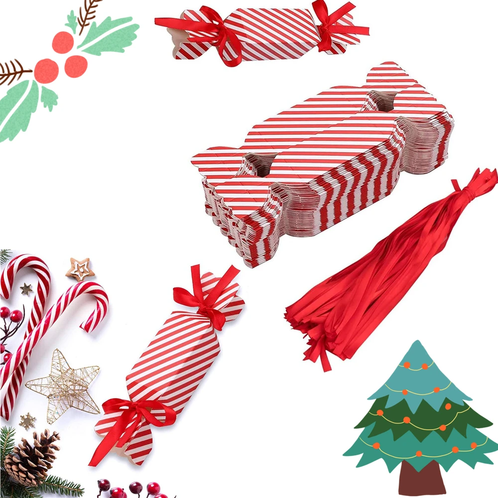 Christmas-Candy-Box-Red-Empty-Treat-Boxes-Cookie-Candy-Chocolate-Box ...