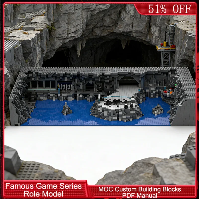 6353 PCS Construction Batcave MOC Customize Modular Building Block ...