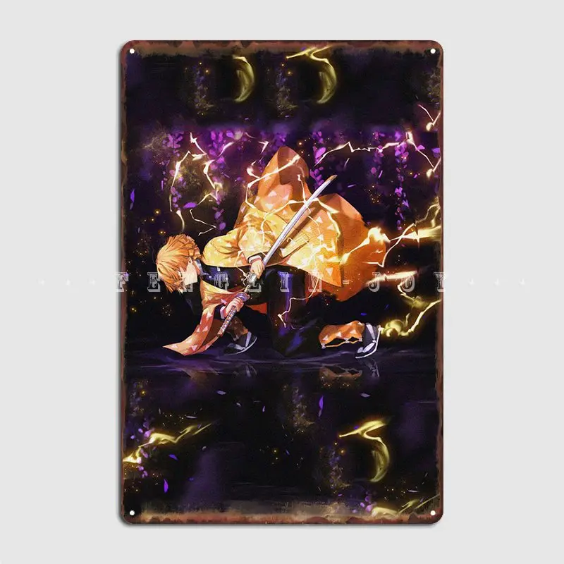 Demon-Slayer-Poster-Metal-Plaque-Design-Garage-Decoration-Pub-Garage ...