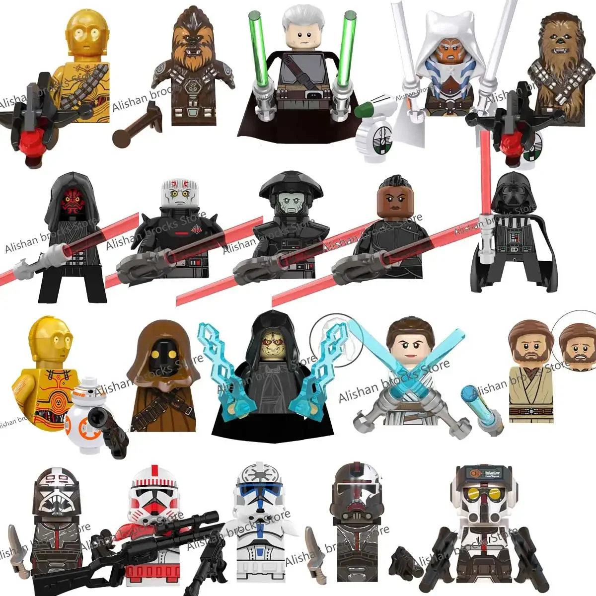 Disney-Building-Blocks-Grand-Inquisitor-Darth-Vader-Boba-Fett-Maul ...