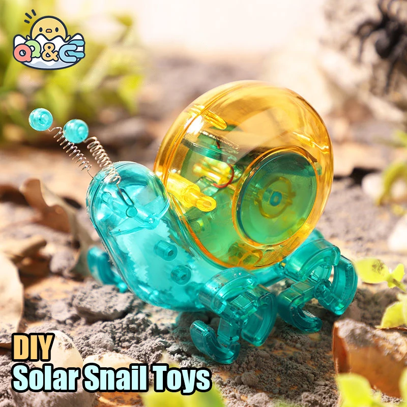Experimento-cient-fico-Solar-Robot-Toy-Caracol-DIY-Building-Powered ...