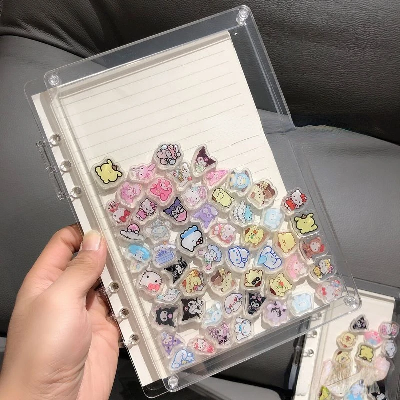 Kawaii-Cartoon-Sanrio-Family-Kuromi-Transparent-Acrylic-Shaker-A5 ...