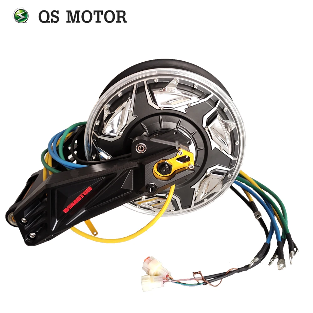 QSMOTOR New QS268 12*3.5inch 3000W V5R with Aluminum Swing Arm 72V ...