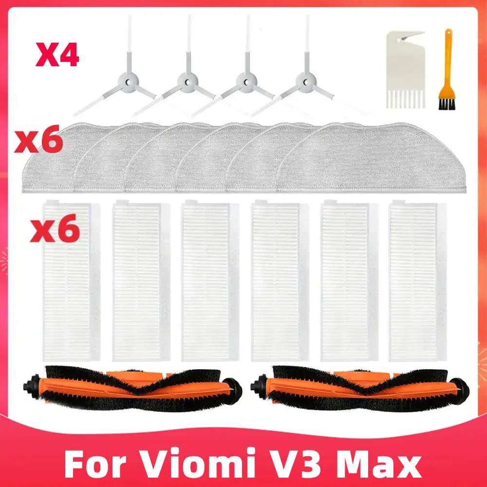 Fit-For-Viomi-V3-Max-Robot-Vacuum-Cleaner-Spare-Parts-Accessories-V ...