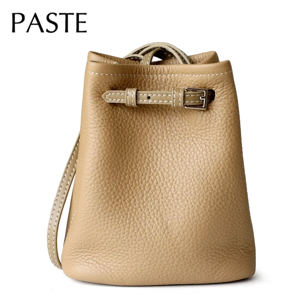 New-Ins-Chic-Leisure-String-Close-Small-Flap-Bag-First-Layer-Cow ...