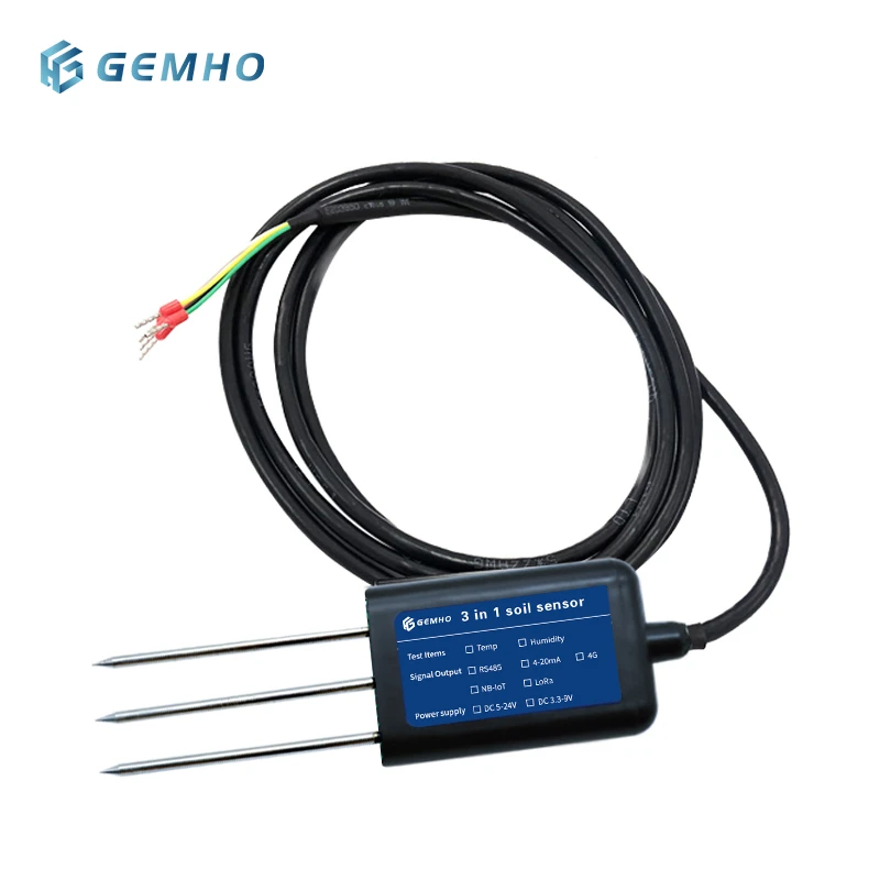 Soil conductivity sensor EC value transmitter RS485 anticorrosion ...