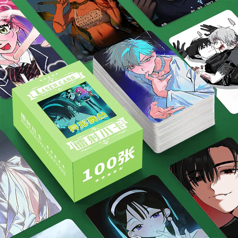 100-Pc-set-Alien-Stage-Manga-Laser-Lomo-Card-Album-Comic-Characters ...