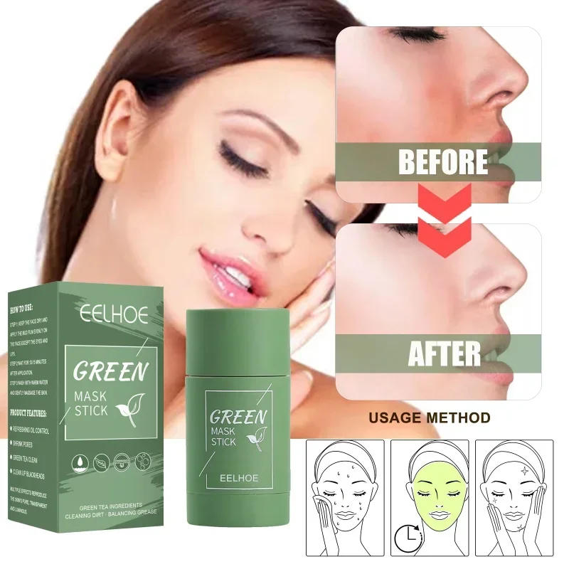Green-Tea-Face-Deep-Cleaning-Mud-Solid-Mask-Stick-Oil-Control ...
