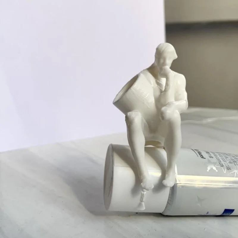 Thinker-Shit-Little-Man-Squeezing-Toothpaste-Creativity-Funny-3D ...