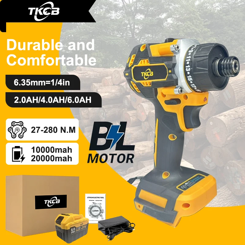 TKCB-280nm-25-1-Torque-Brushless-Electric-Driver-Cordless-Electric-Drill-Mini-Electric-Driver ...