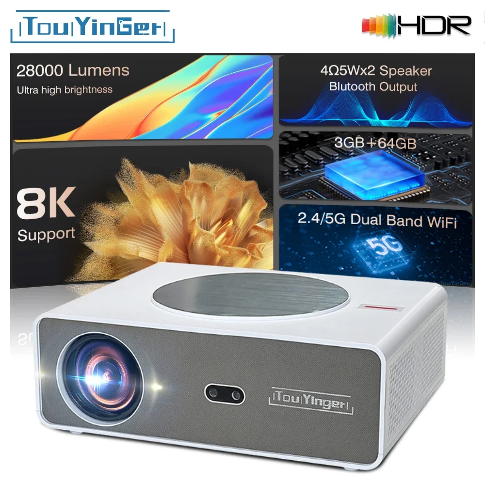 Touyinger-Q11-projector-4K-8K-led-home-theater-electronics-video-game ...
