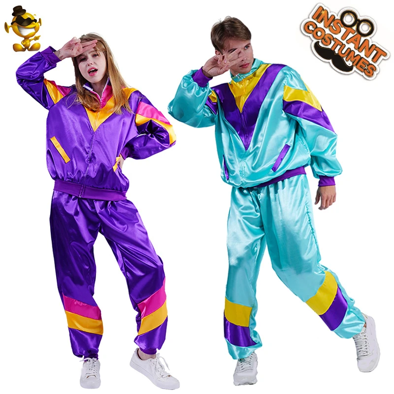 Adult Hippie Costumes Women And Men 70s 80s Hippie Halloween Clothes ...