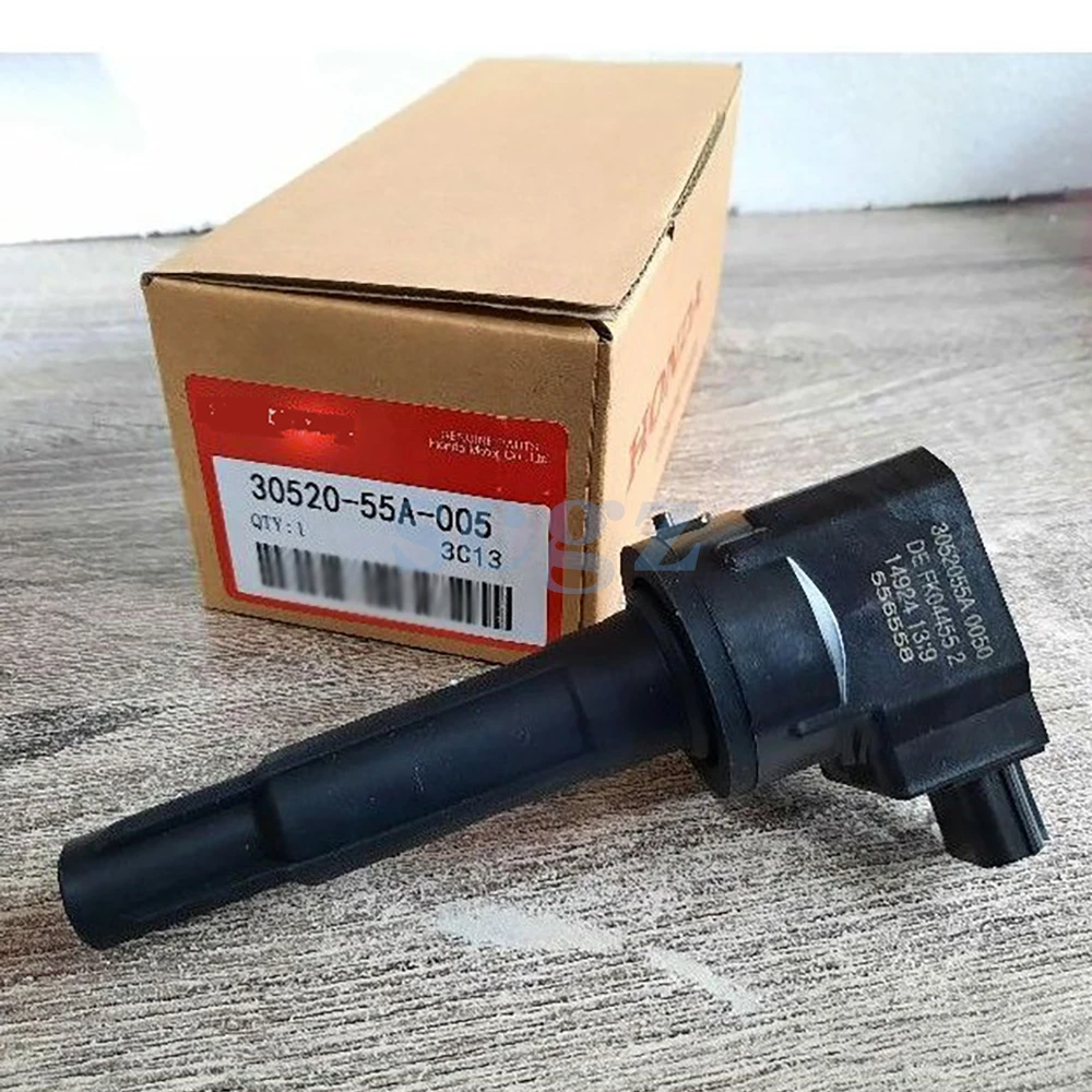 30520 55A 005 FK0445 Ignition Coil Fit For H onda Fit 4 1.2 1.3 1.4 CITY 1.5L CR V 3 FR V Civic ...