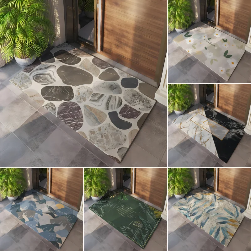Stone-Pattern-Floor-Mat-Home-Living-Room-Entrance-Doormat-Bedroom ...
