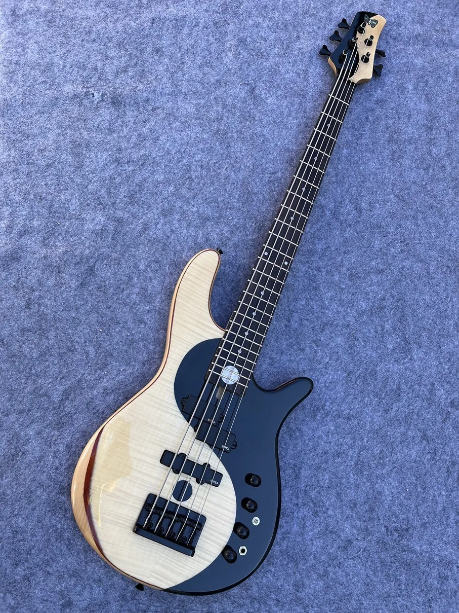 Factory-direct-sales-classic-butterfly-electric-bass-guitar-5-string ...