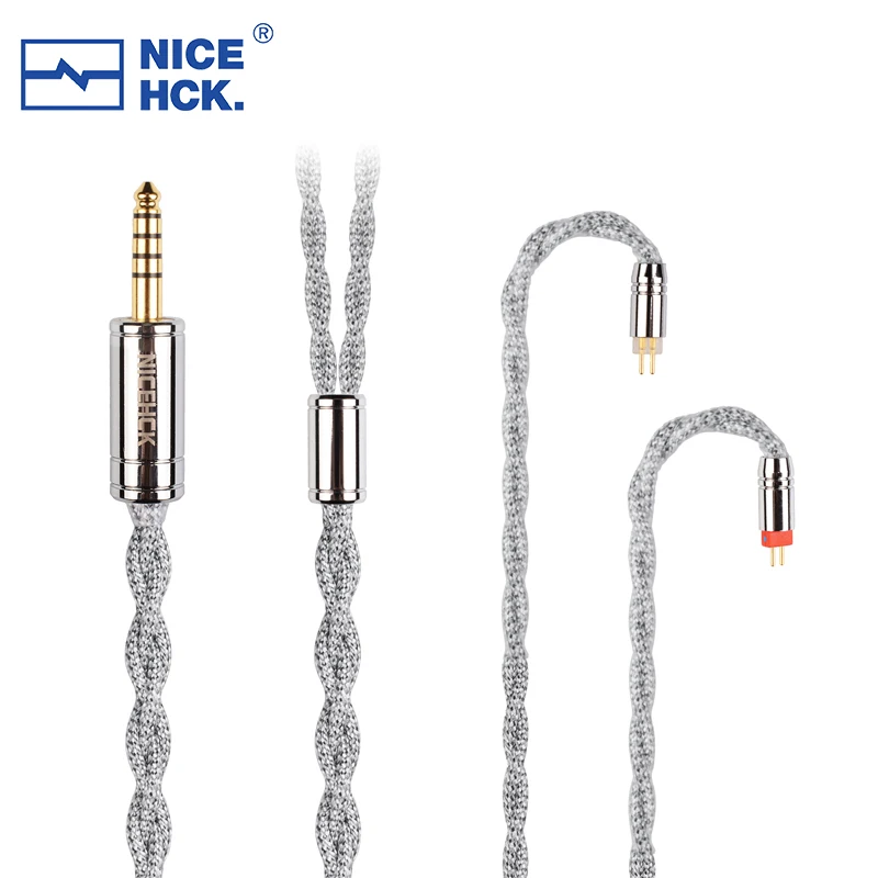 NiceHCK-스타드림 6N OCC 구리 HiFi 이어폰 와이어 케이블, MMCX, 2Pin 3.5, 2.5, 4.4mm, HOLA Zero capo 겨울 카덴자 아리아 ...