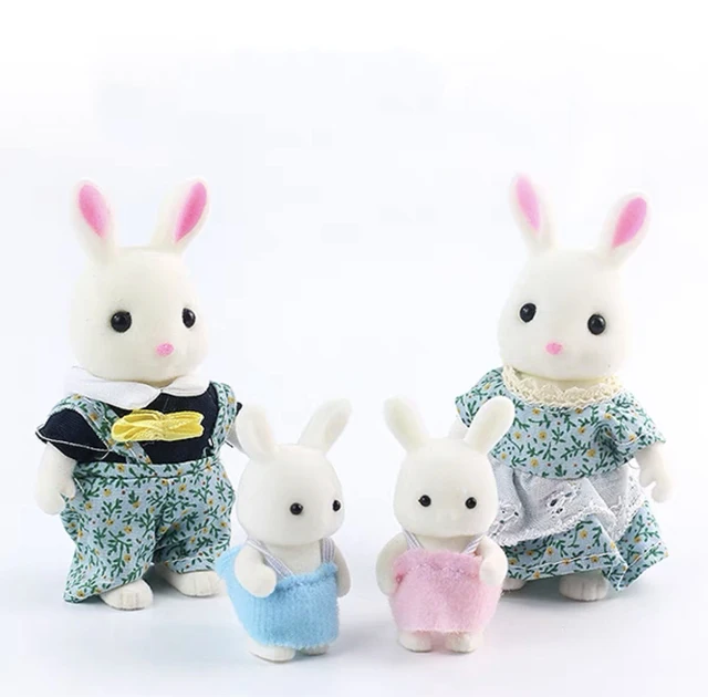 Simulation-Forest-Rabbit-Family-DIY-Playset-Mini-Rabbit-Bear-Figure-Toy ...