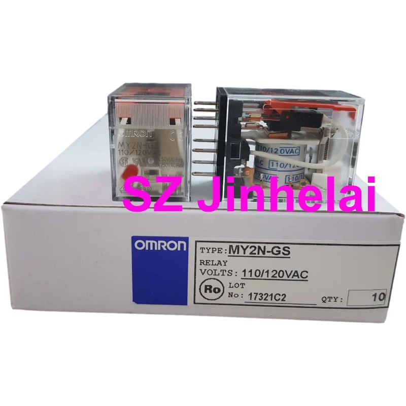 OMRON MY2N-GS AC220/240V RELAY 2NO 2NC 220/240VAC (A, 48% OFF