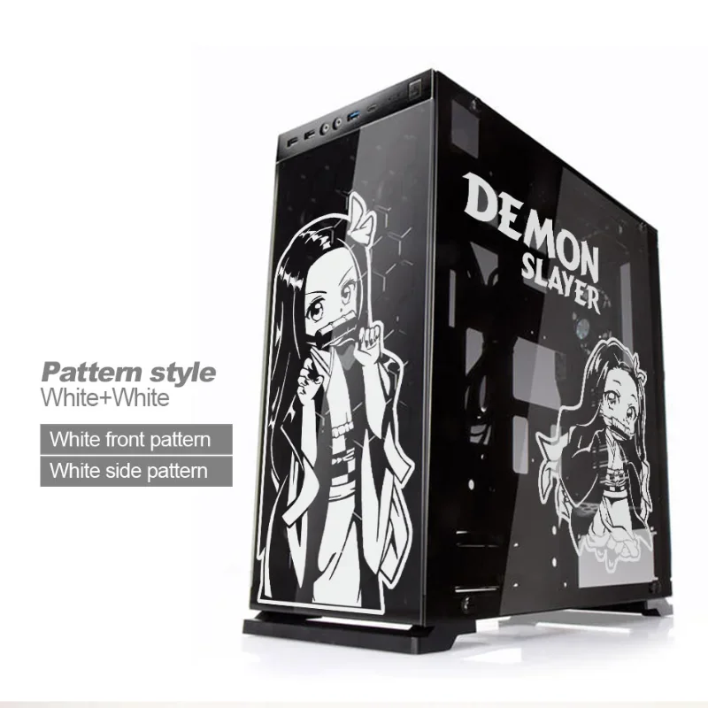 Demon-Slayer-Anime-Stickers-for-PC-Case-Cartoon-Decor-Decal-for-ATX-Mid ...