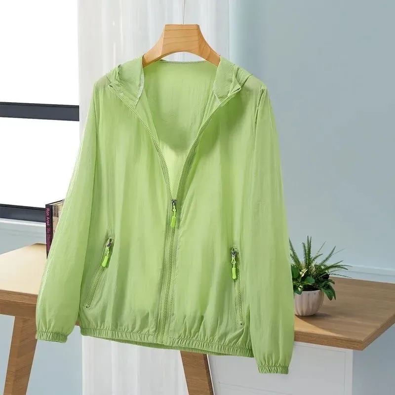 2024-New-Summer-Jacket-Women-Sunscreen-Clothing-Hooded-Outdooru ...