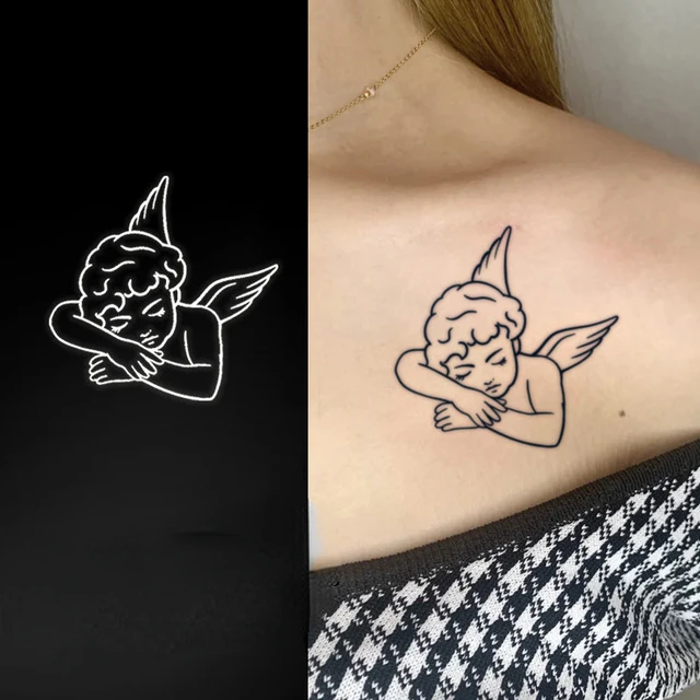 Baby Angels Tattoos For Women