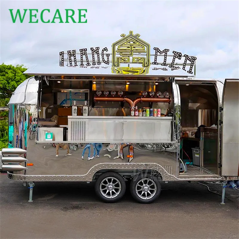 Wecare-Airstream-Food-Trailer-Mobile-Kitchen-Food-Truck-Catering ...