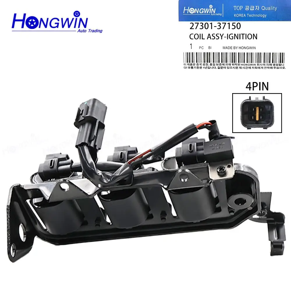Ignition Coil Pack 27301 37150 For Hyundai Tucson Kia Sportage 2.7L V6 ...