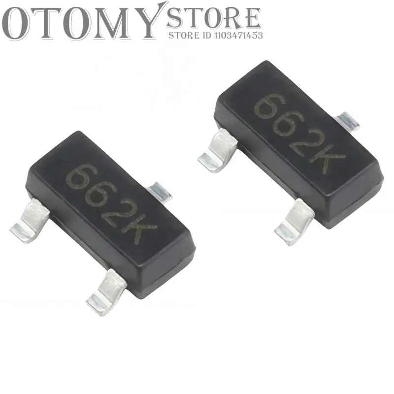 50-100PCS 100% NEW XC6206P332MR 3.3V silk-screen 662K SOT23 voltage ...