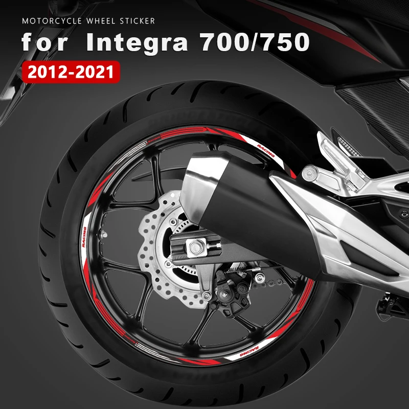12Pcs Strip Motorcycle Wheel Sticker 17 Inch Wheel Decal Waterproof Rim ...