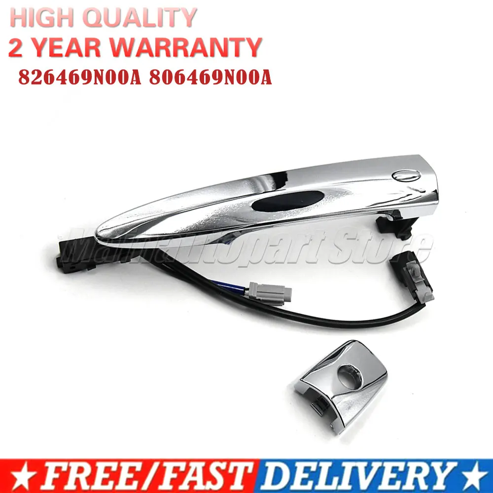 806469N00A Car Front Chrome Exterior Door Handles Silver ABS 826469N00A ...
