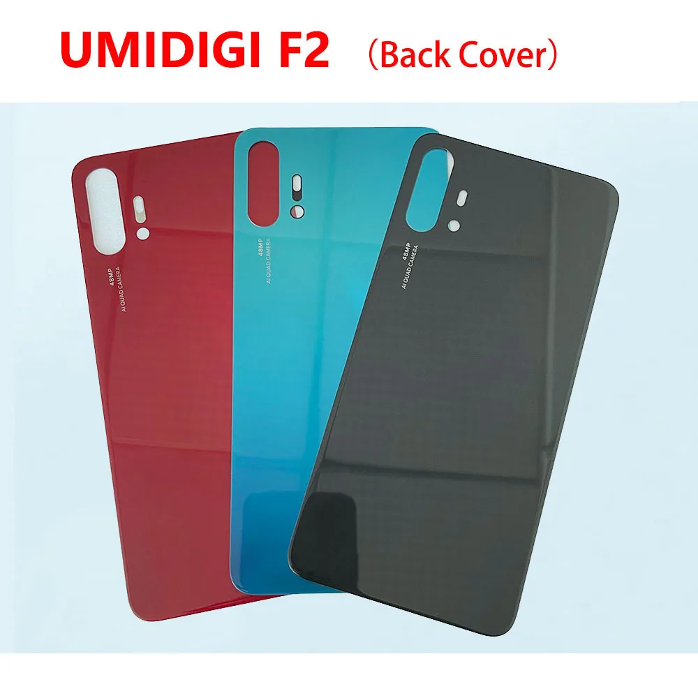 Black-Cover-For-UMIDIGI-F2-Battery-Back-Glass-Cover-For-UMIDIGI-F2-Back ...