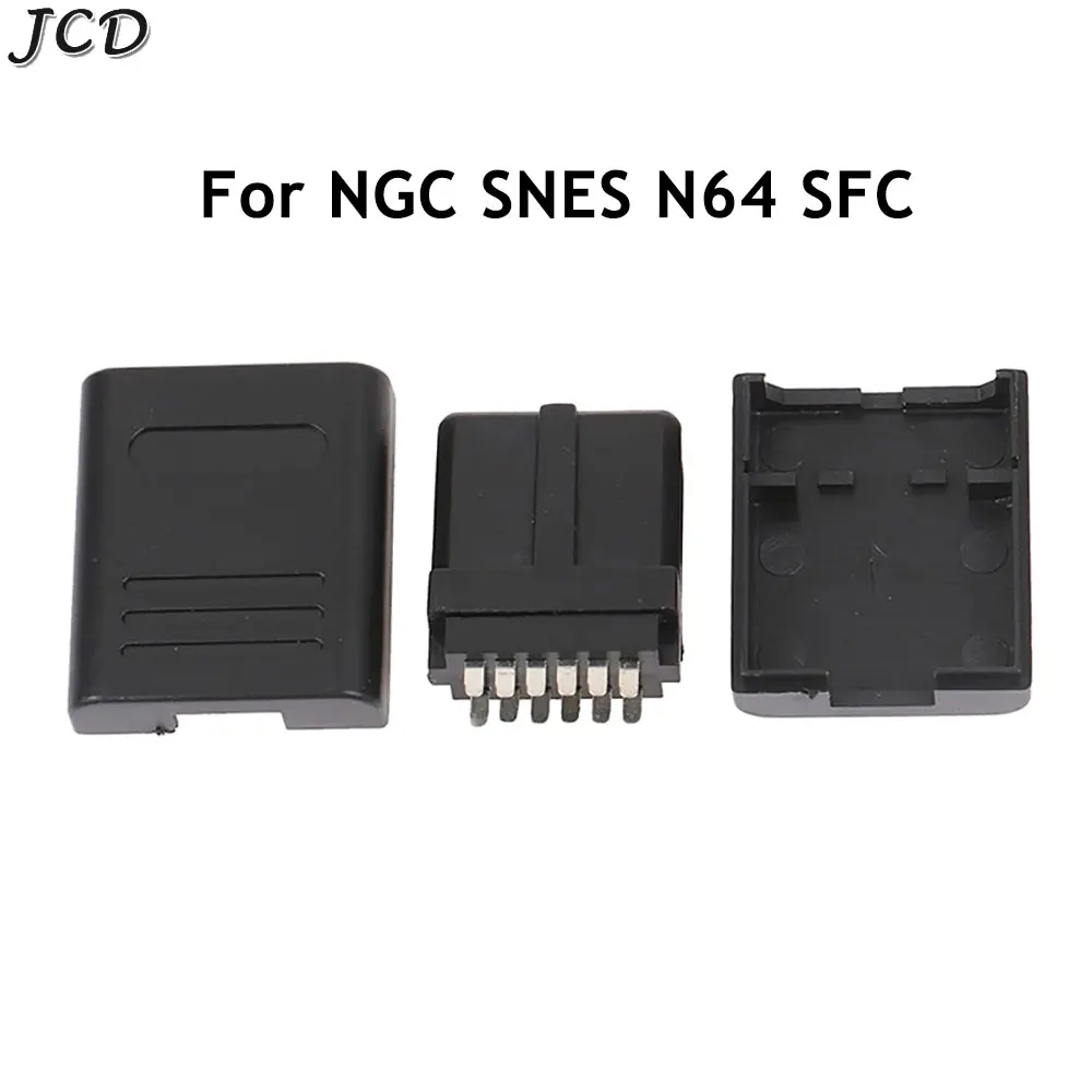 JCD-2set-For-NGC-SNES-N64-SFC-12Pin-Multi-Out-Port-Connector-Male-Cable ...