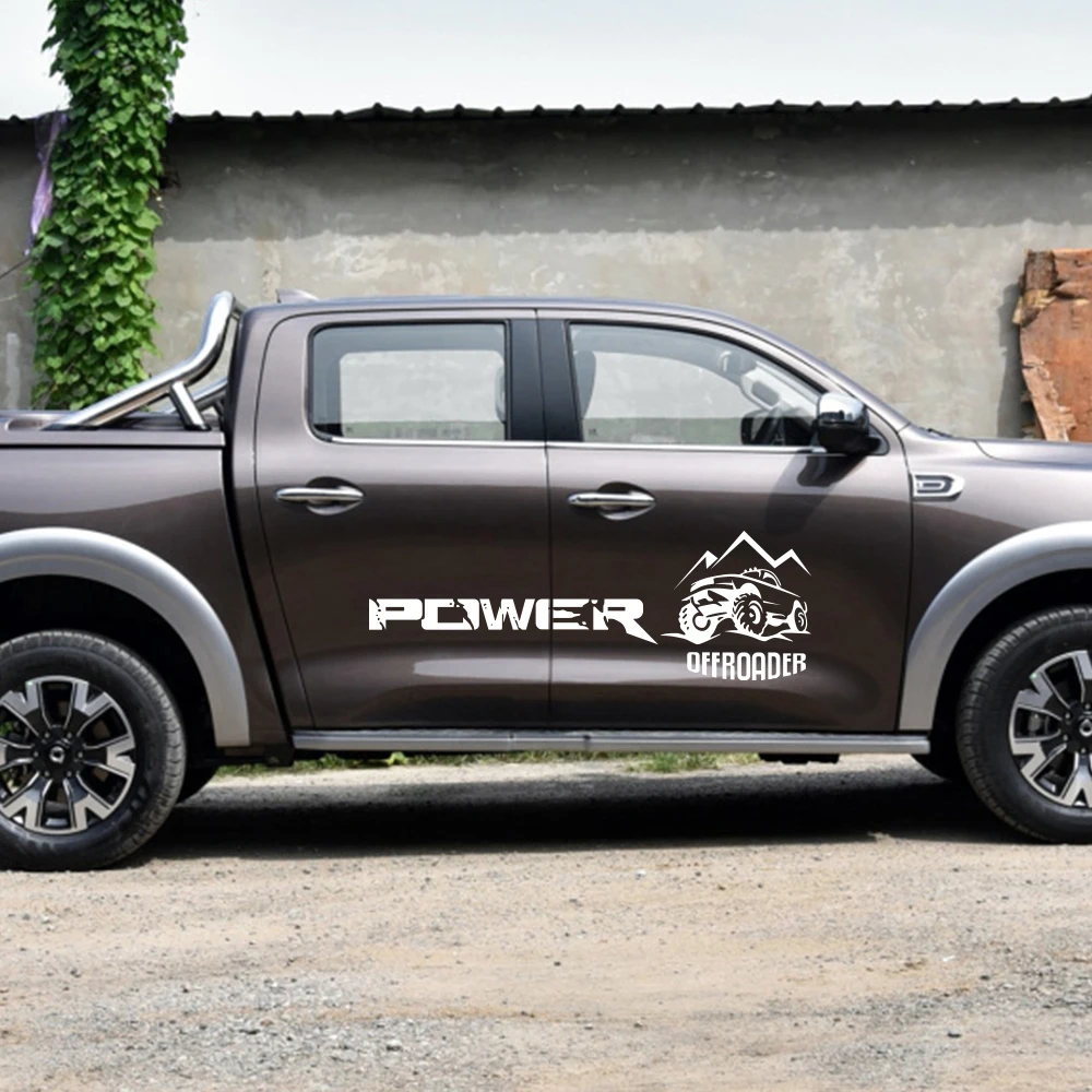 Pickup-Body-Side-Stickers-For-Great-Wall-Poer-Pao-UTE-Truck-Graphics ...