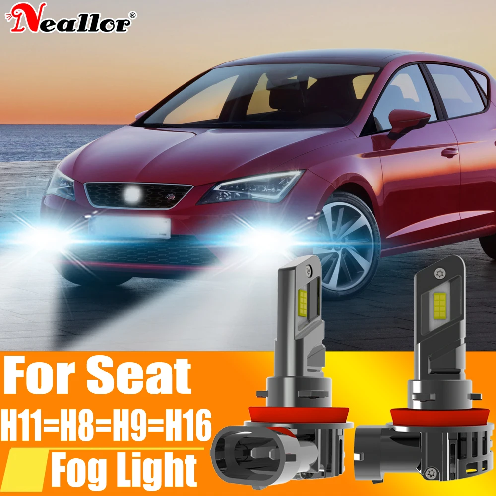 Faros-Led-antiniebla-para-coche-Bombilla-de-diodo-blanco-de-6000K-12v ...