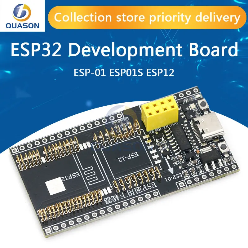 Esp8266 Esp32 Wrover Development Board Test Programmer Socket Downloader For Esp 01 Esp01s Esp12 