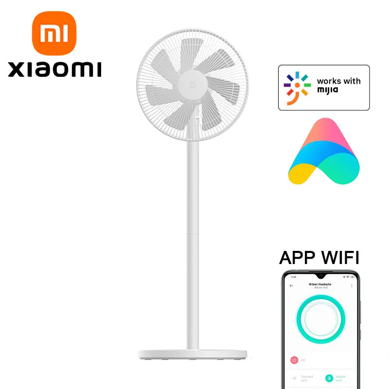 XIAOMI MIJIA Smart Standing Fan AC Frequency Conversion Electric Floor ...